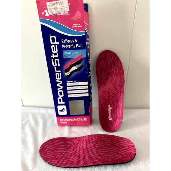 Powerstep | Shoes | Powerstep Pinnacle Pink Full Length Insoles | Poshmark